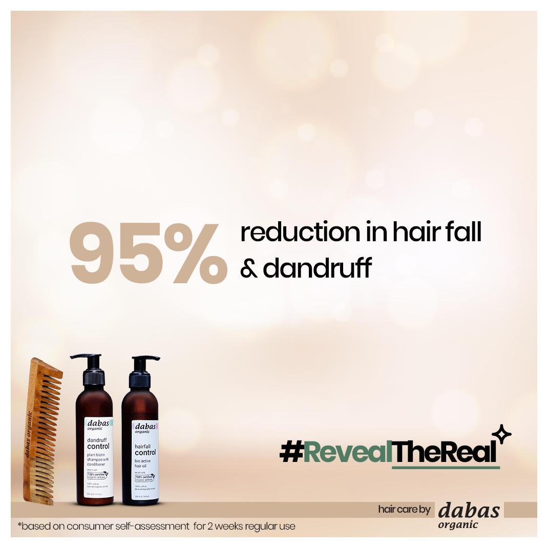 Hair Fall & Dandruff Control - Pack Of 3 Products – Dabas organic
